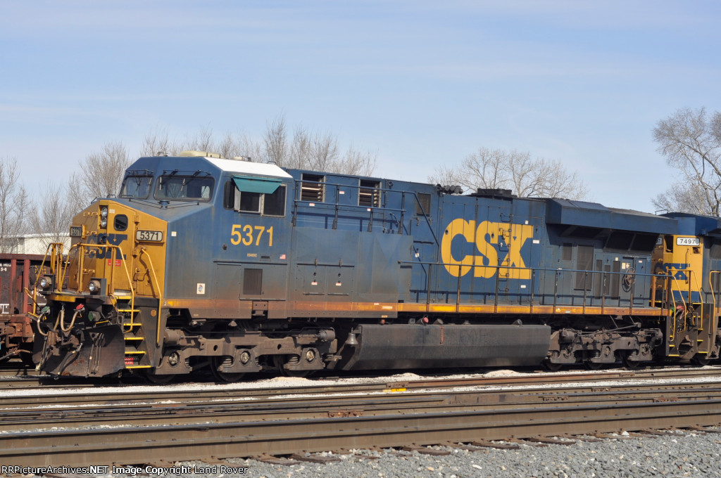 CSXT 5371 On CSX J 791 At New River Yard